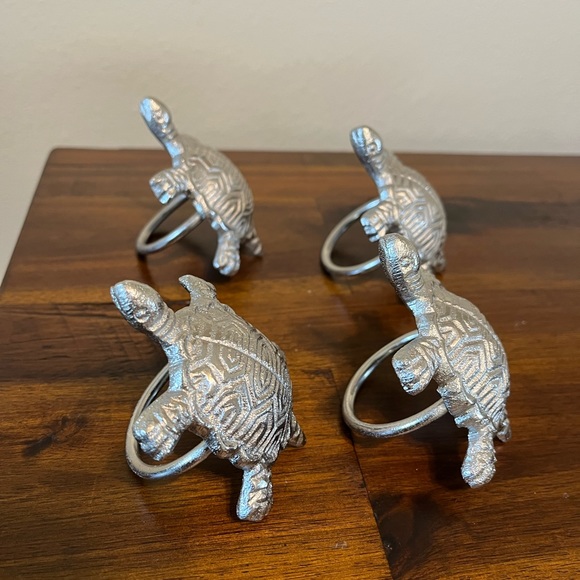Pier 1 | Dining | Pier Metal Turtle Napkin Rings | Poshmark
